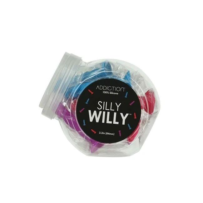 Addiction Silly Willy 3.3in Mini Dongs 12pc Display by BMS Enterprises ...