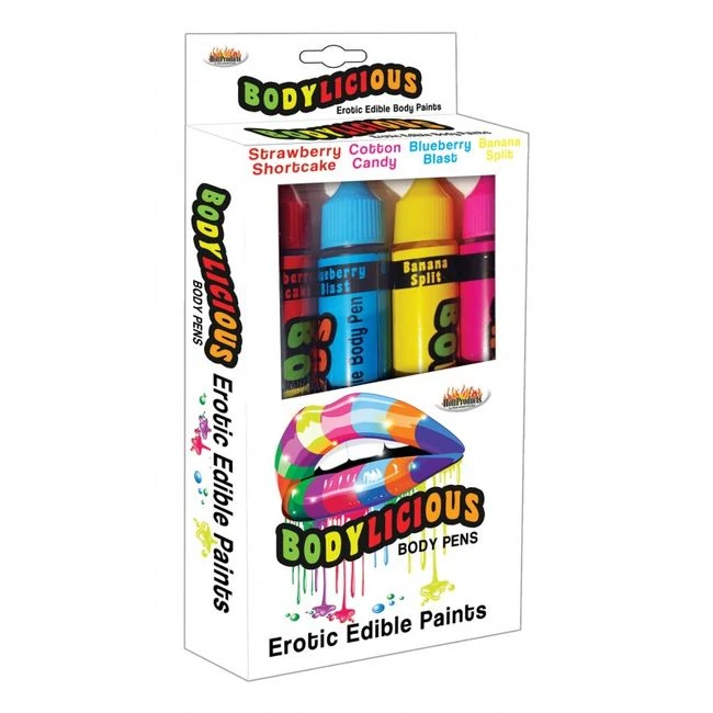 Bodylicious Edible Body Pens 4pk by HOTT Products | Male Q