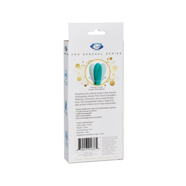 Cloud 9 Pro Sensual Power Touch Super Flex I Teal by Cloud 9 Novelties ...