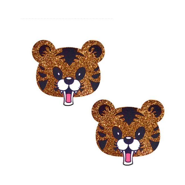 Neva Nude Pasty Spirit Animale Tiger Glitter | Male Q