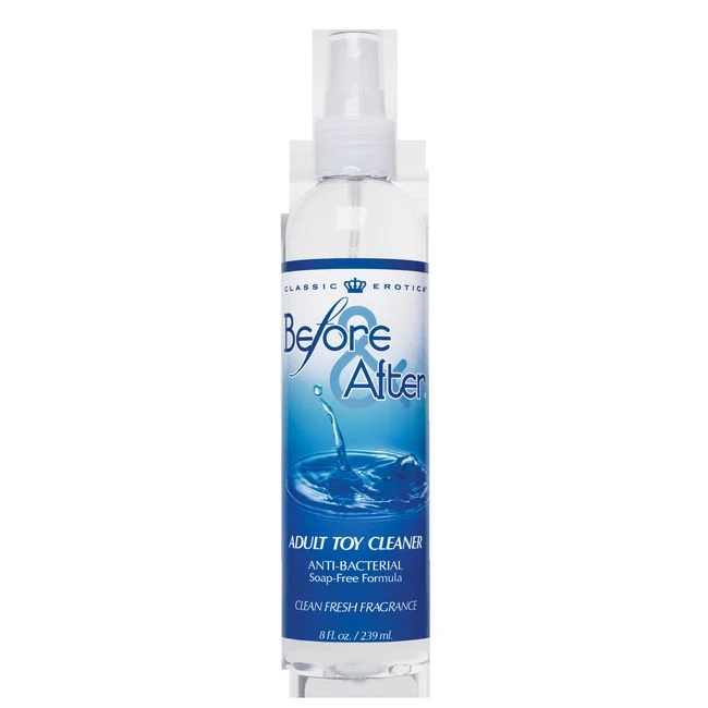 Before & After Toy Cleaner Spray 8.5oz by Classic Brands | Male Q