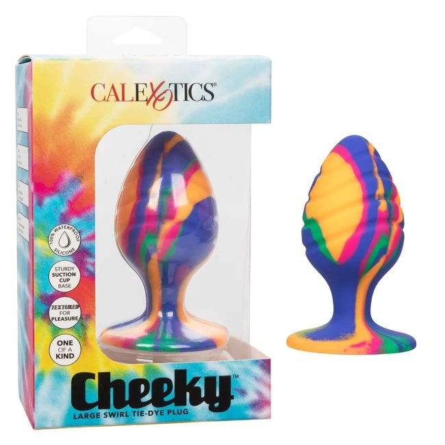 Cheeky Large Swirl Tie Dye Plug by California Exotic Novelties | Male Q