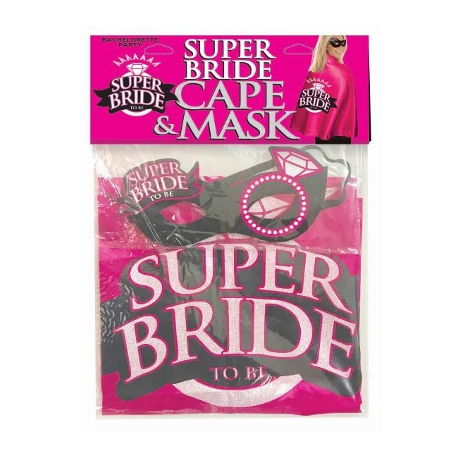 Super Bride Cape and Mask by Little Genie | Male Q